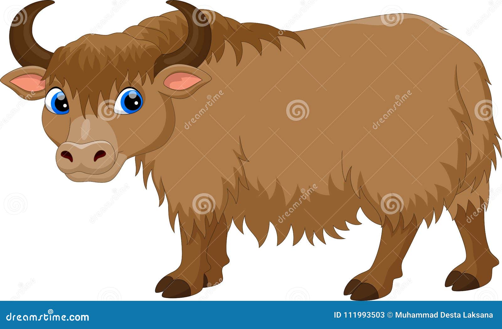 Illustration Of Cute Yak Cartoon Royalty-Free Stock Photography ... Illustration Of Cute Yak Cartoon Royalty-Free Stock Photography ...