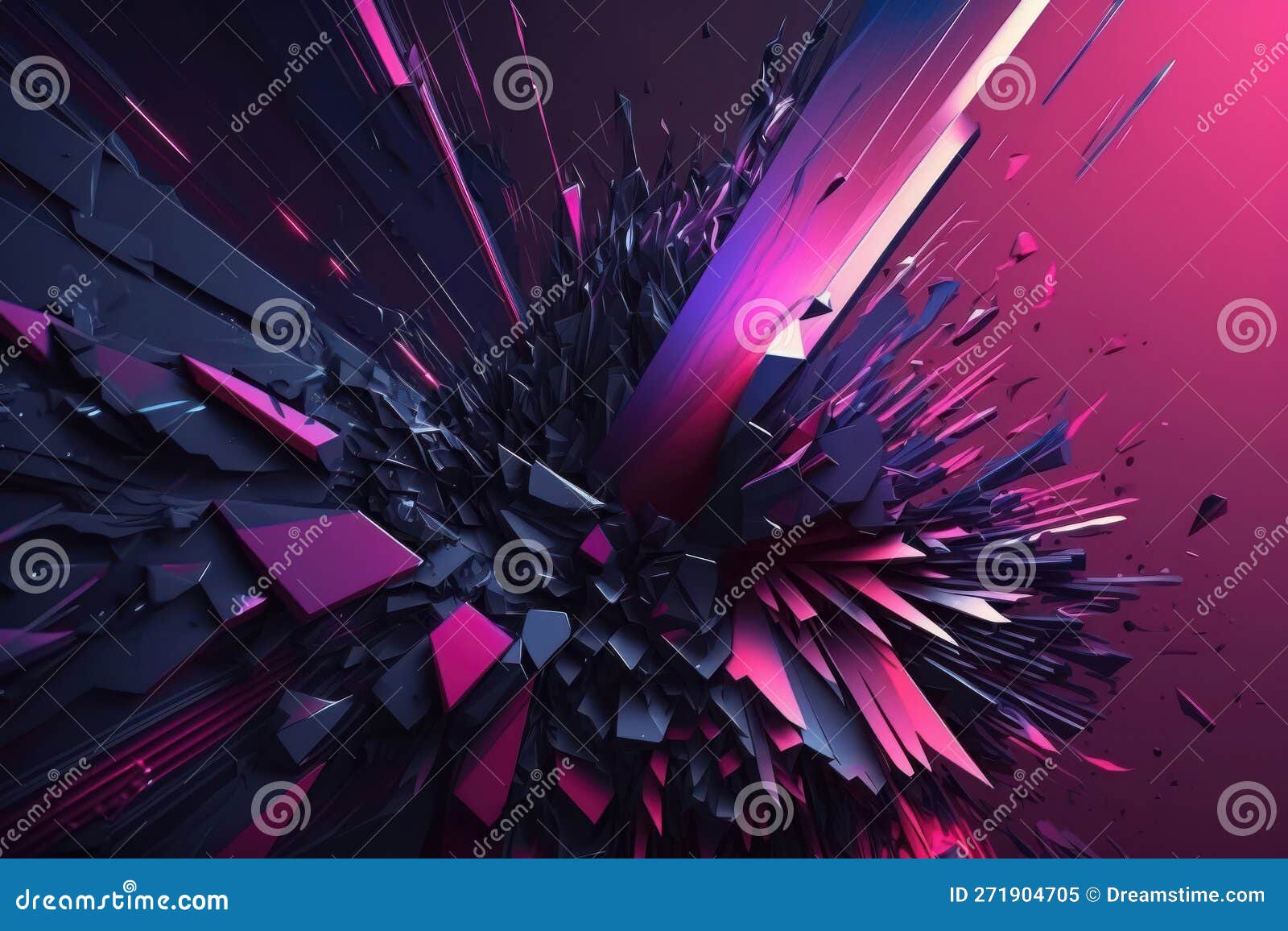 An Illustration of a Cyberpunk Abstract Background. Generation AI Stock ...