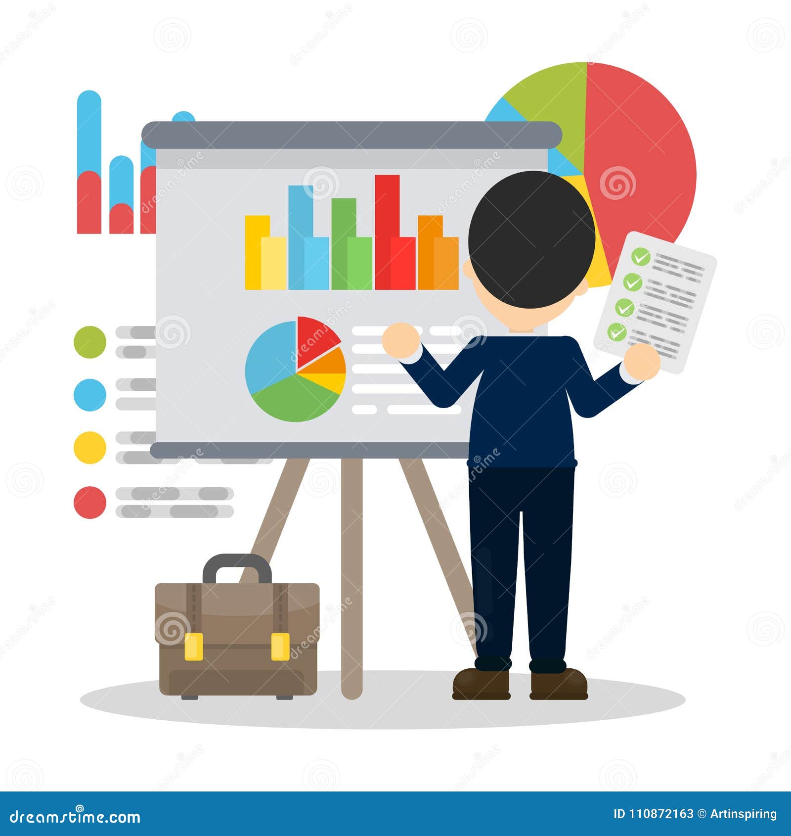 Illustration D'analyse Commerciale Illustration de Vecteur ...