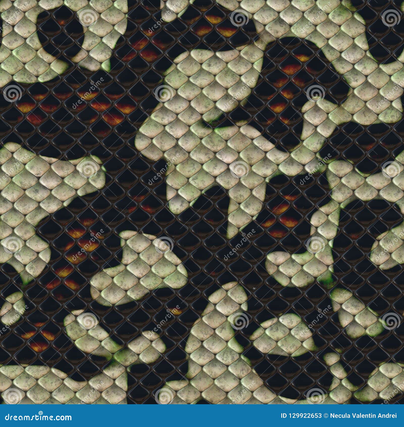 Illustration 3D De Fond De Texture De Peau De Serpent Illustration ...