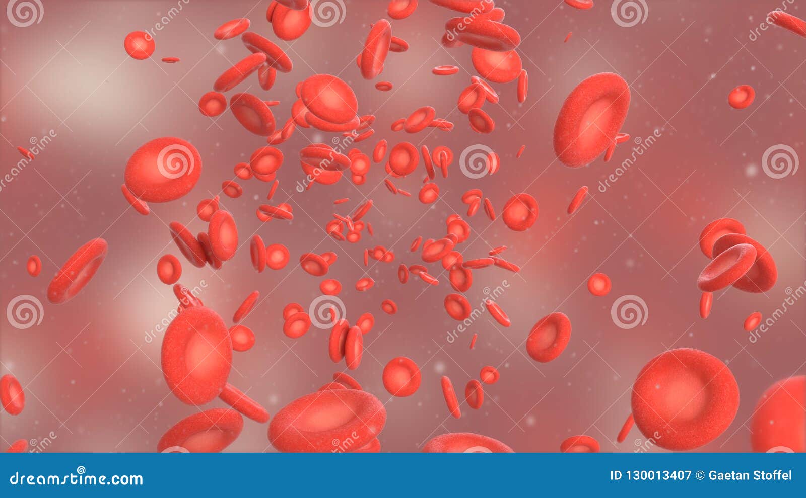 Illustration 3D De Globule Rouge Illustration Stock - Illustration du ...