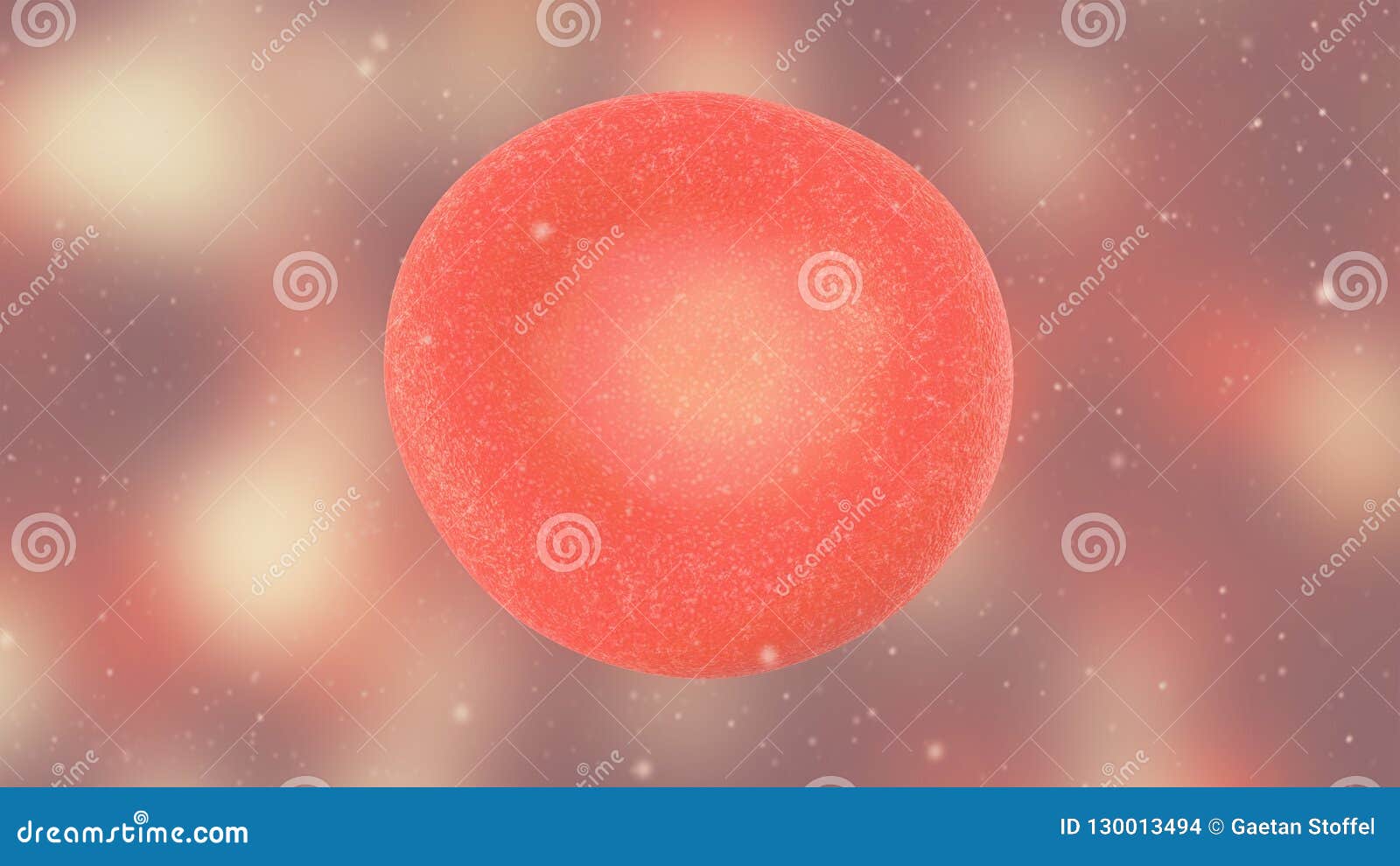 Illustration 3D De Globule Rouge Illustration Stock - Illustration du ...