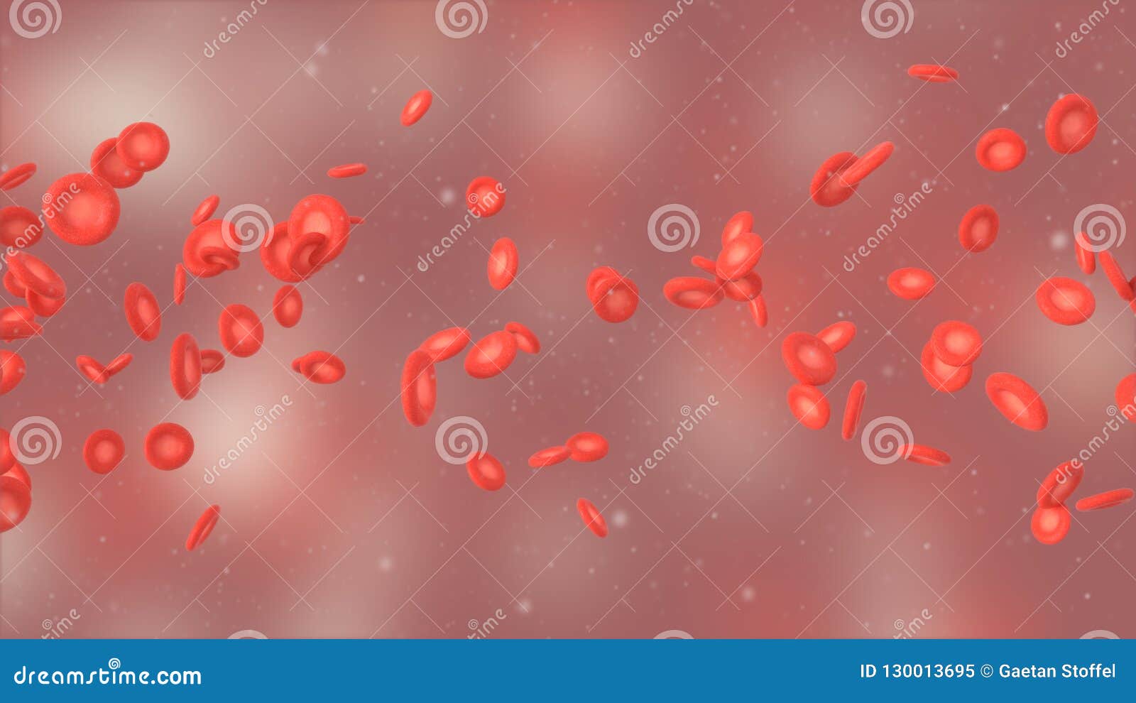 Illustration 3D De Globule Rouge Illustration Stock - Illustration du ...