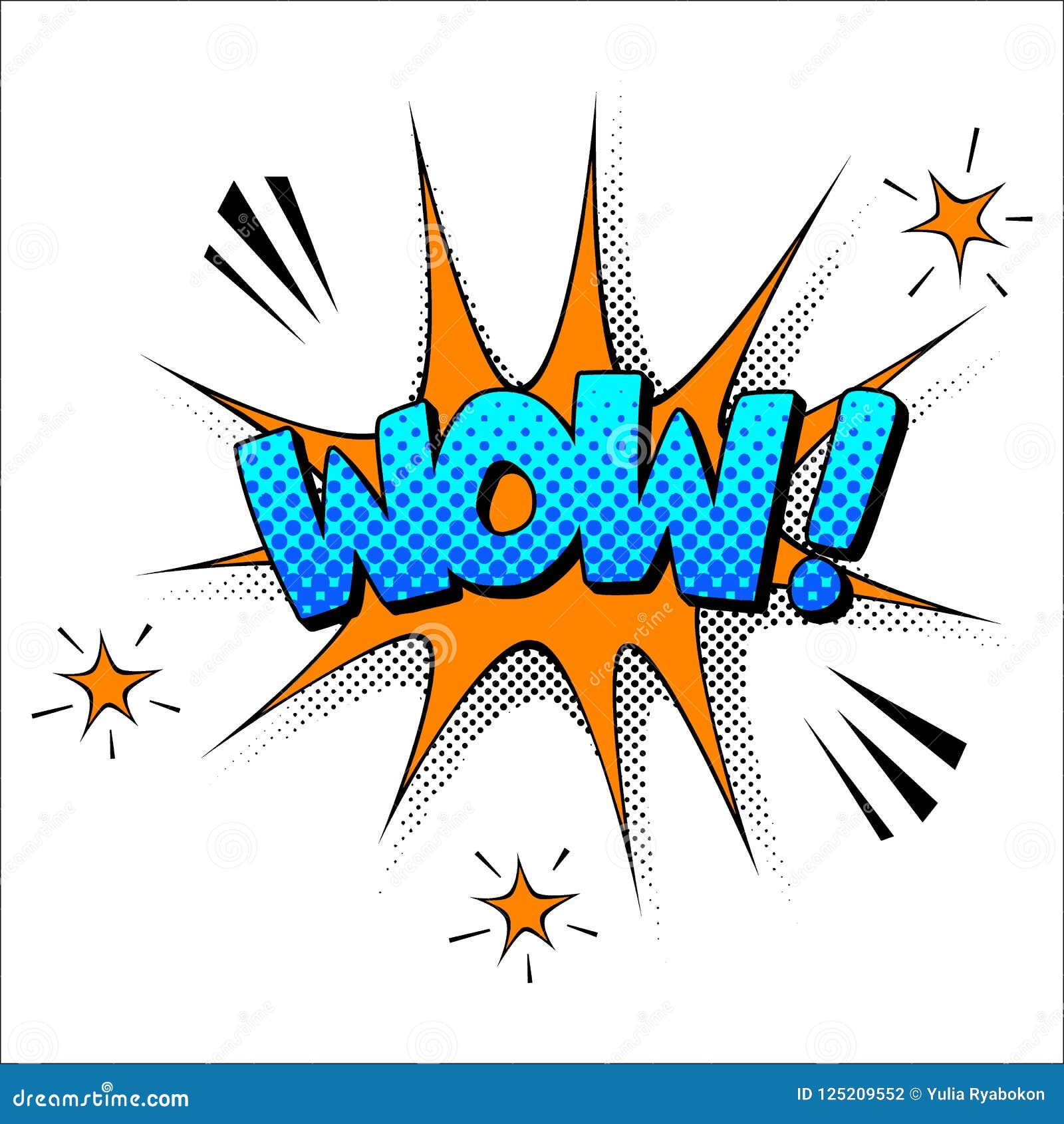 Illustration D'effet Sonore De Wow Illustration Stock - Illustration du ...