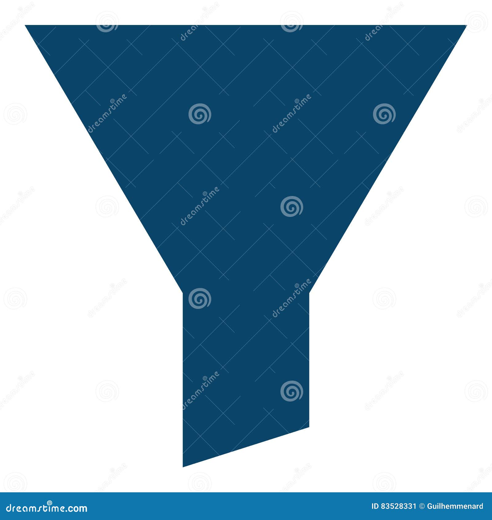 Illustration d'entonnoir illustration de vecteur. Illustration du ...