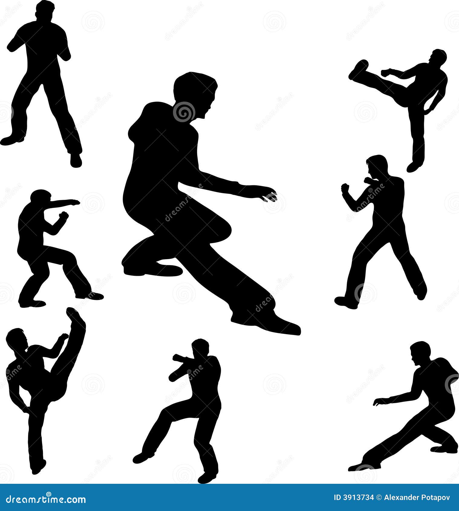 Illustration D'homme De Combat Illustration de Vecteur - Illustration ...