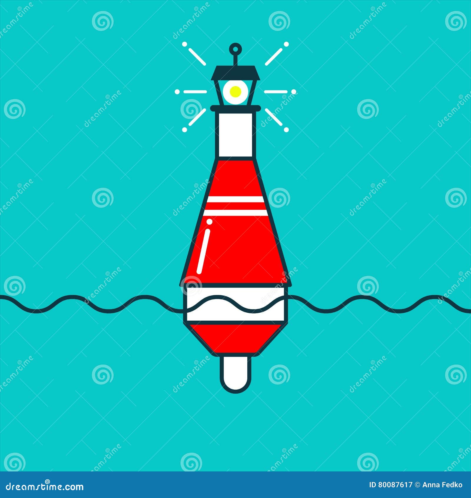 Illustration D'icône De Balise Illustration Stock - Illustration du ...