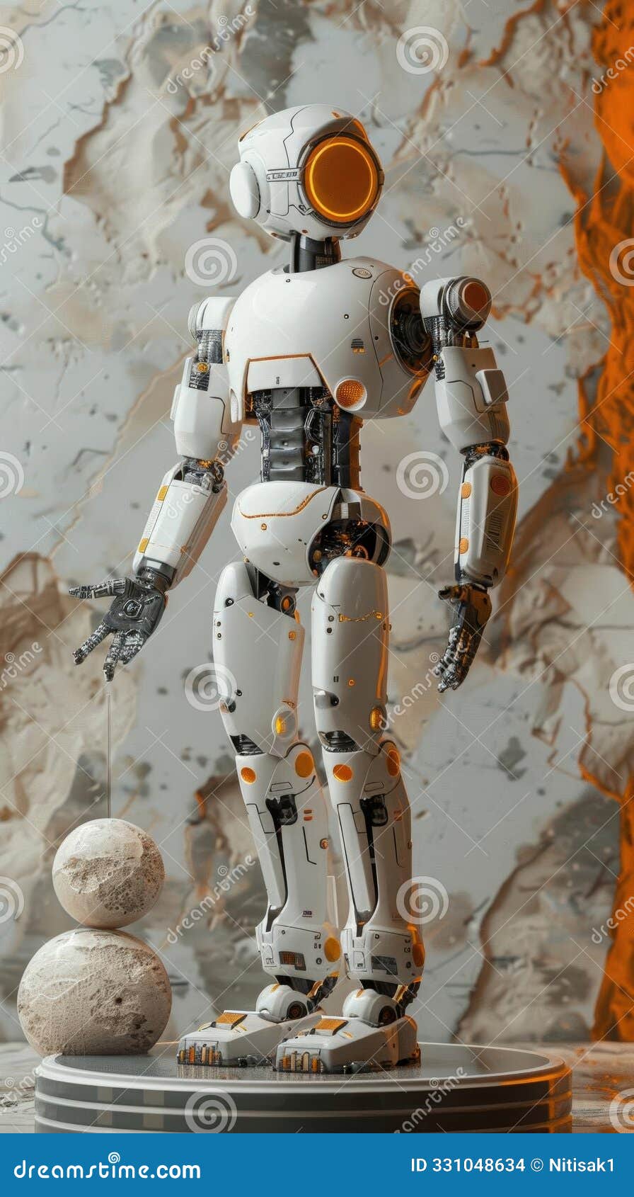 Illustration 3D Model AIpowered Virtual Assistants for Smart Home ...