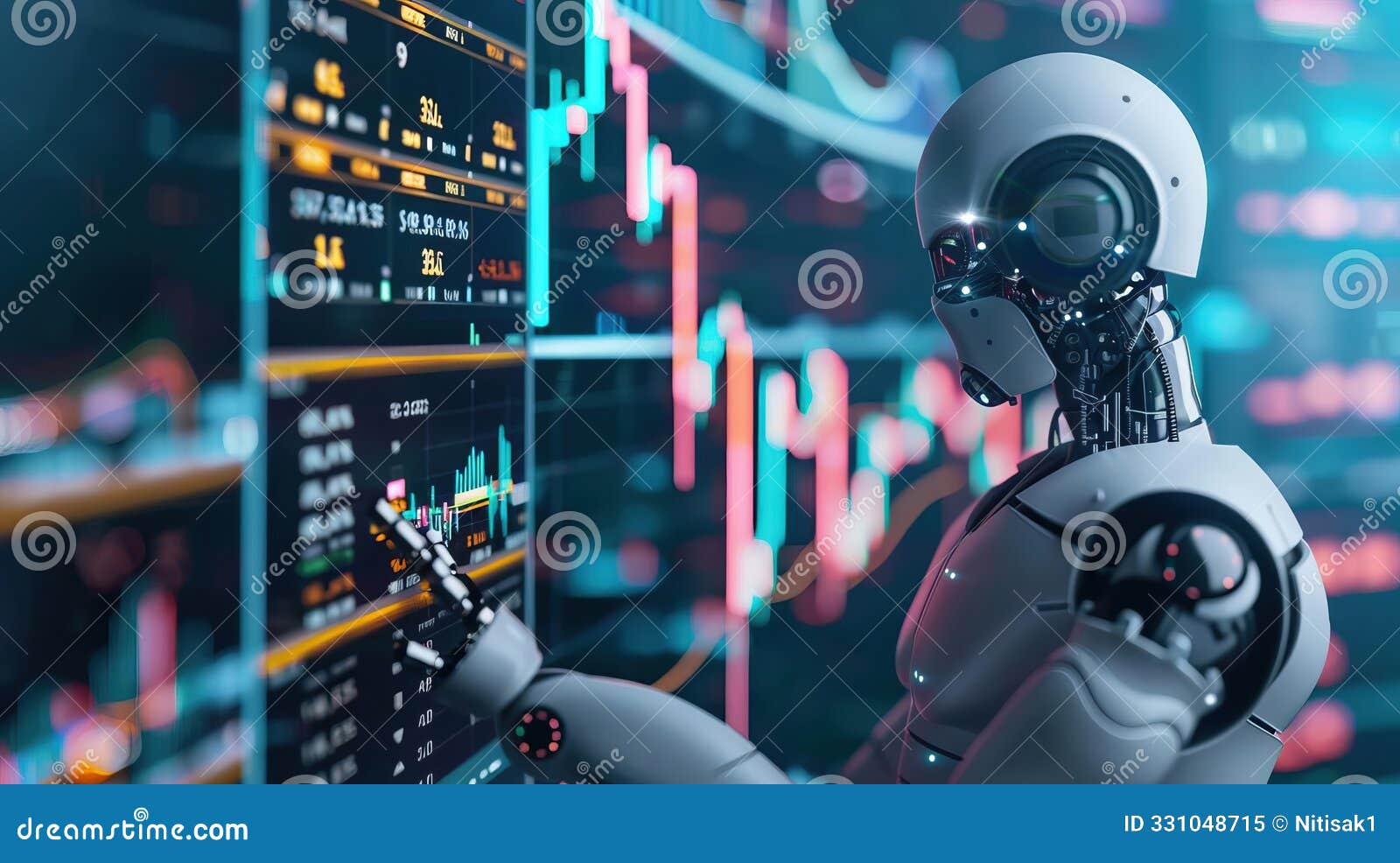 Illustration 3D Model AIpowered Virtual Assistants for Smart Home ...