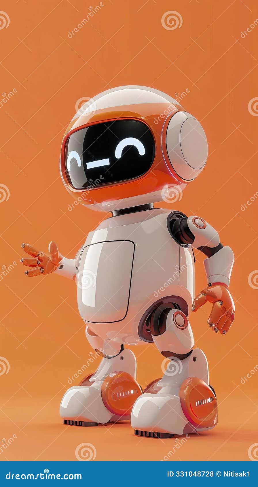 Illustration 3D Model AIpowered Virtual Assistants for Smart Home ...