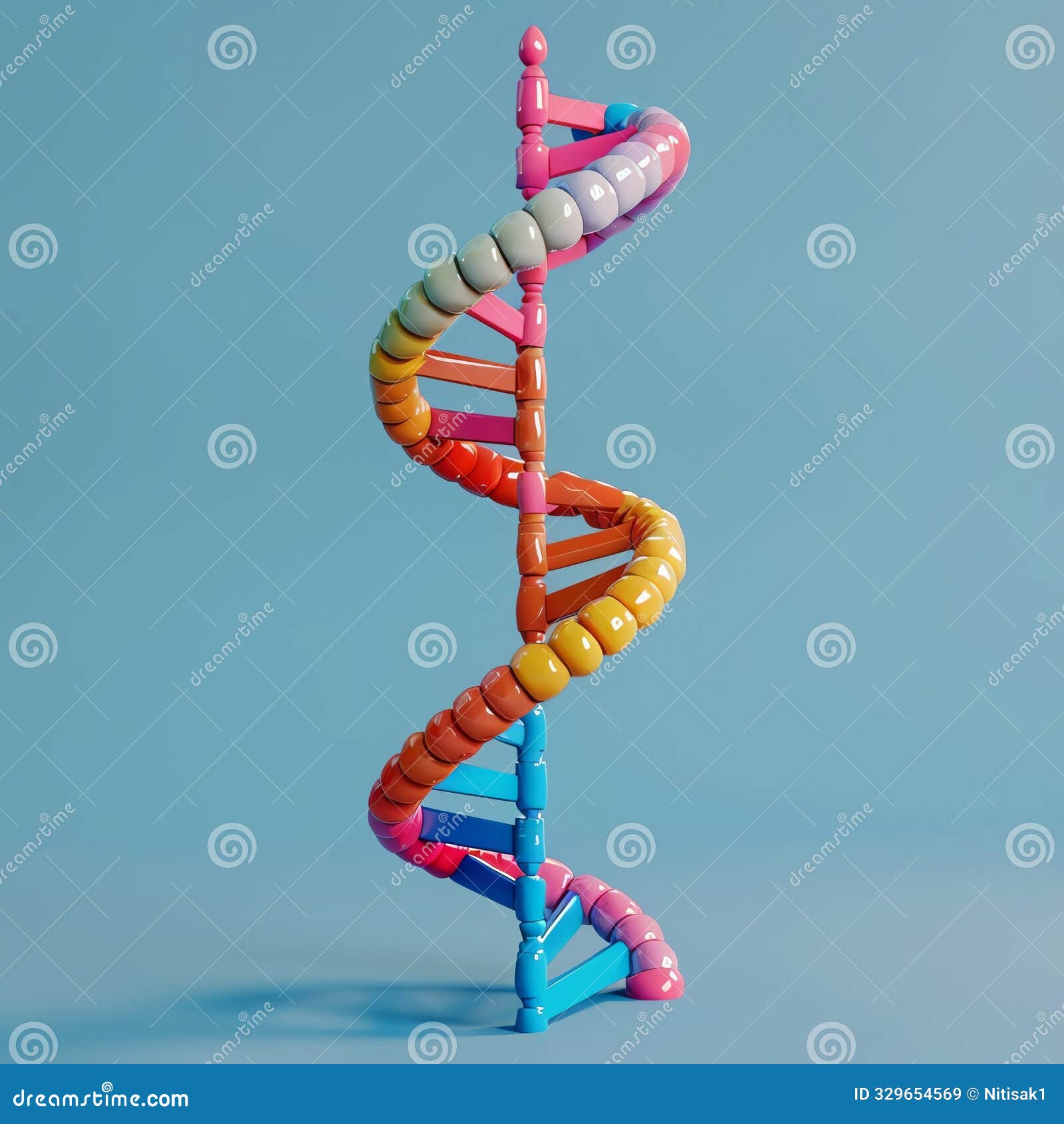 Dna Strand Icon In Different Style Vector Illustration. Two Colored And ...