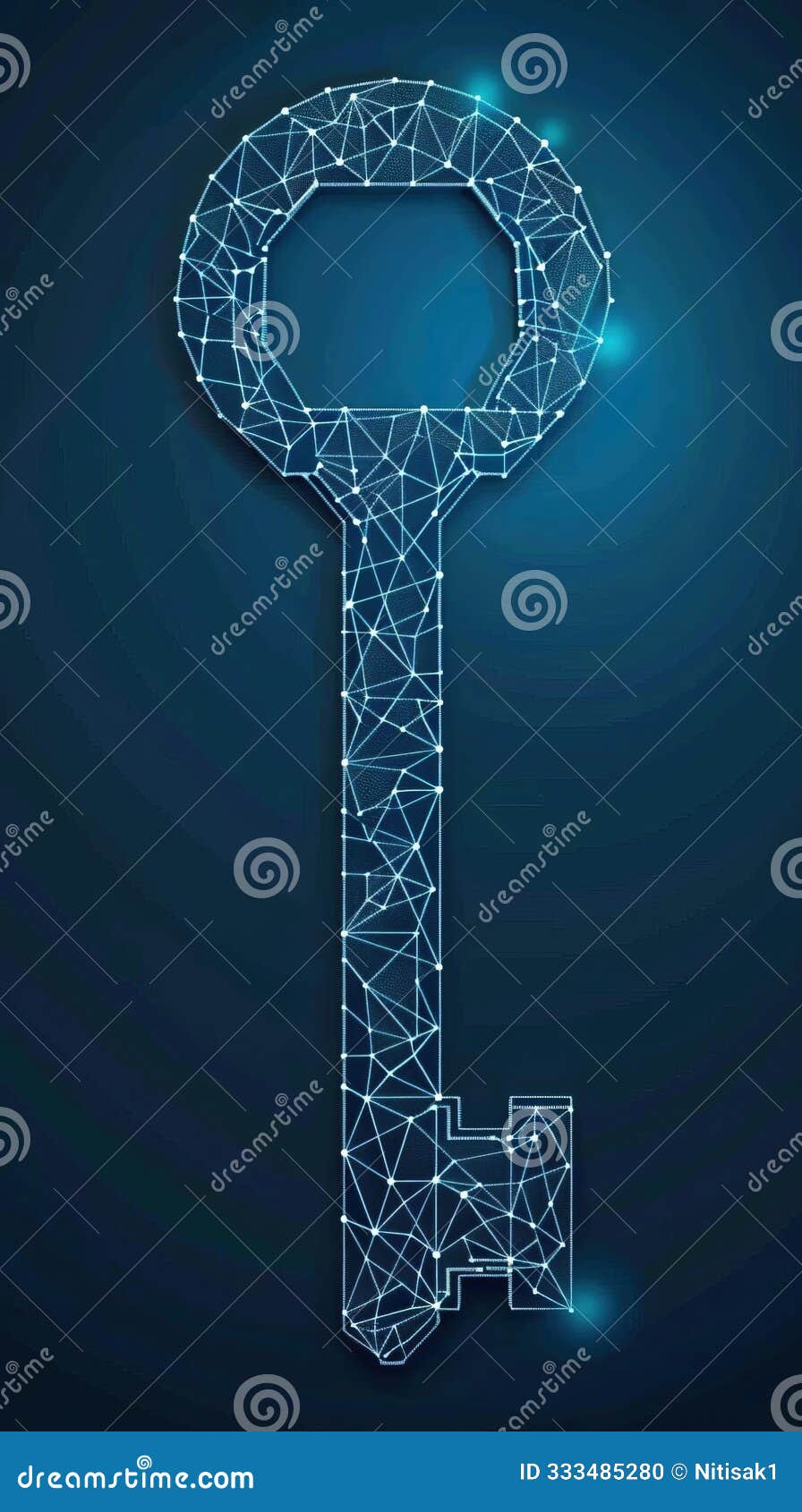 Illustration 3D Model Minimal Interconnected Line Icon Representing a ...