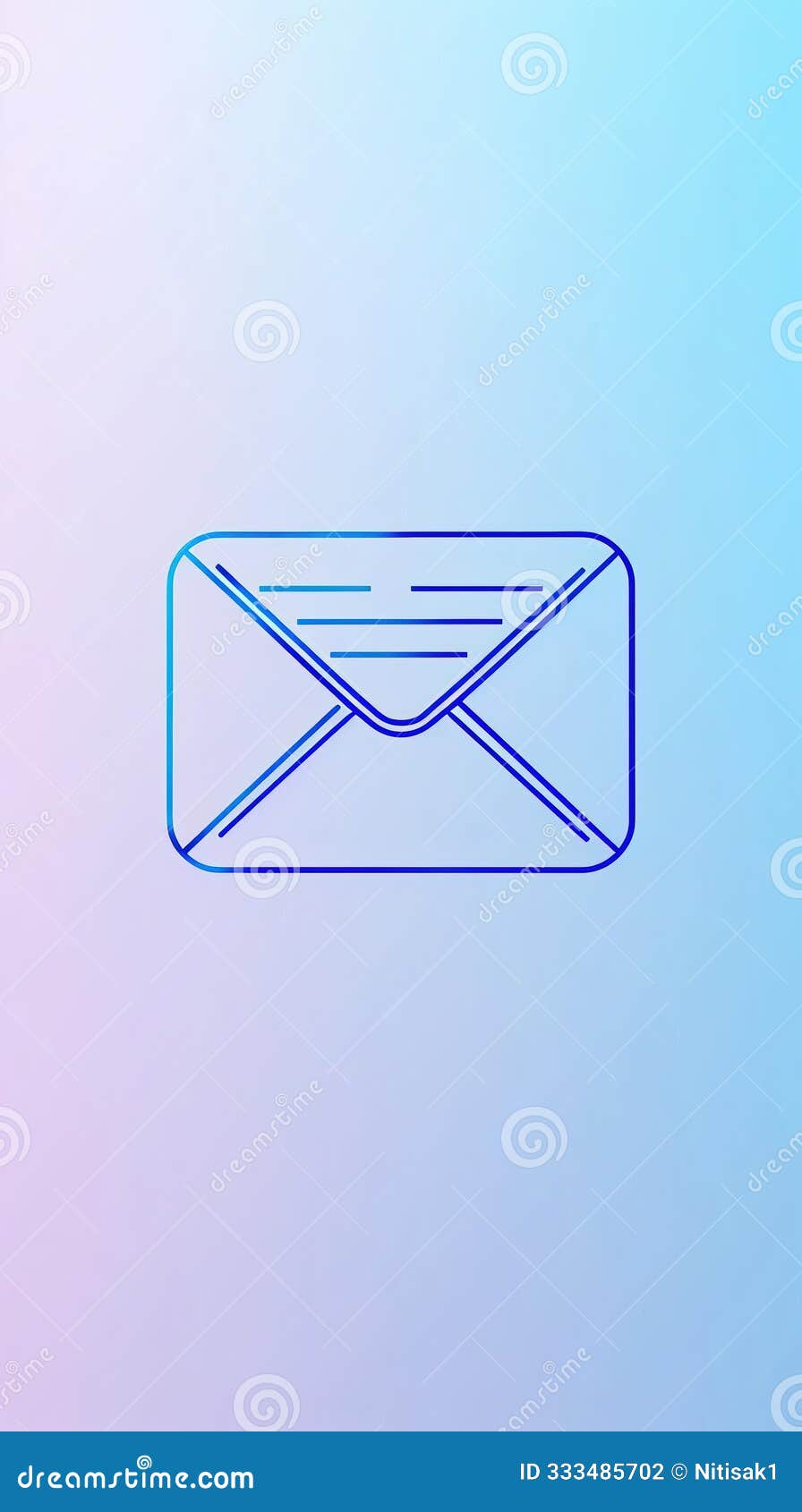 Illustration 3D Model Minimalist Icon Made of Thin Lines Depicting an ...