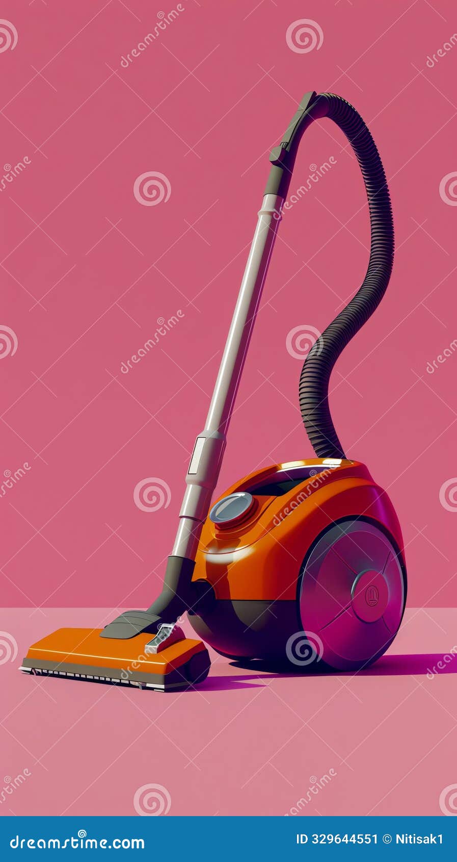 212 Illustration of a 3D Model of a Vacuum Cleaner Icon in Bright ...