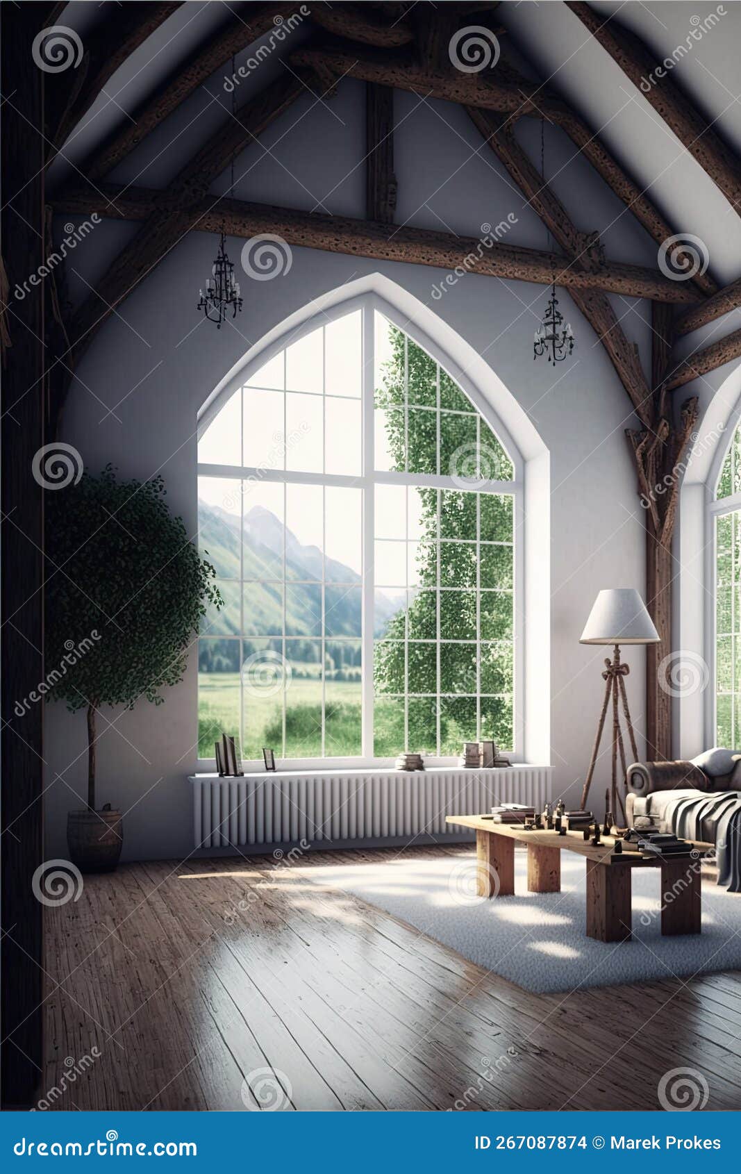 3d Rendering Of A Large Old Medieval Castle Kitchen Interior Royalty ...