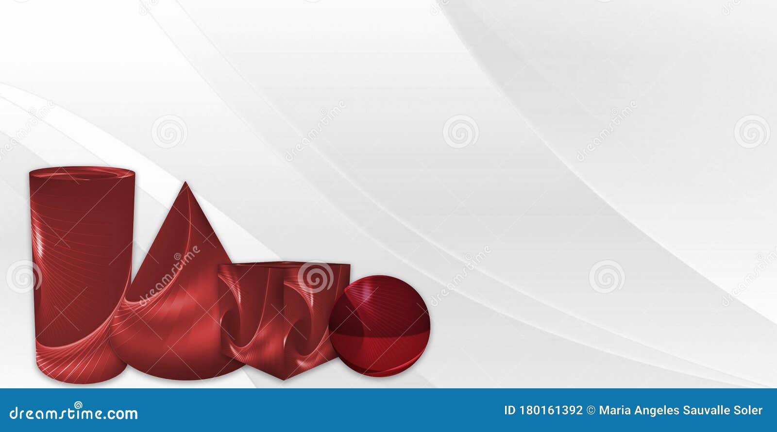 Shapes of colors stock illustration. Illustration of dimensions - 180161392