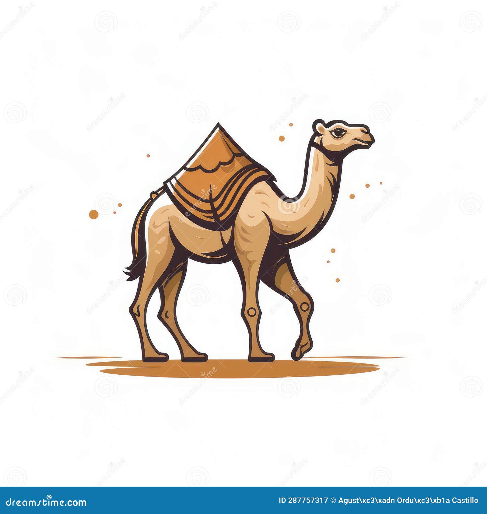 Illustration D'un Dessin D'un Chameau Dromadaire. Illustration Stock ... Illustration D'un Dessin D'un Chameau Dromadaire. Illustration Stock ...