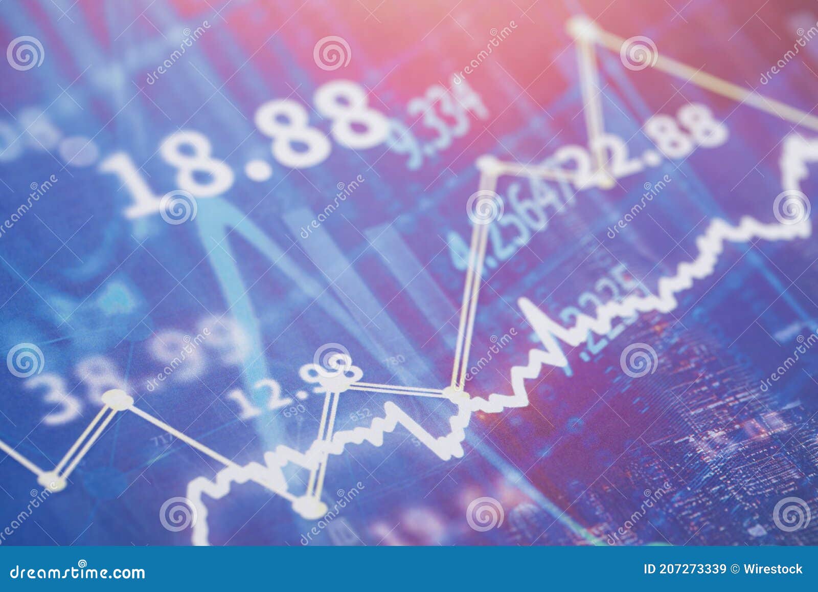 Illustration D'un Graphique De La Bourse Image stock - Image of barre ...