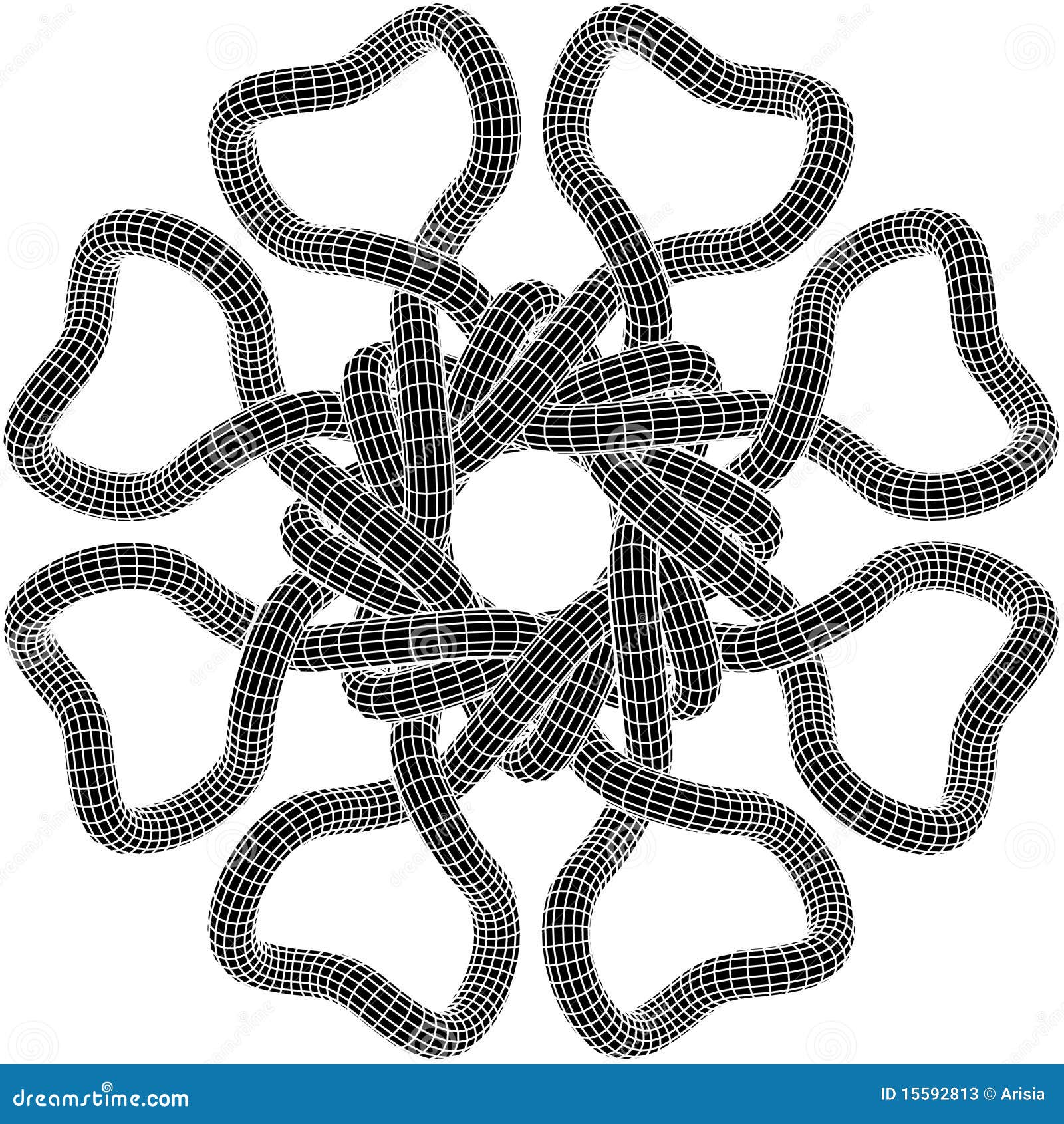 Illustration d'un noeud illustration stock. Illustration du noeud ...