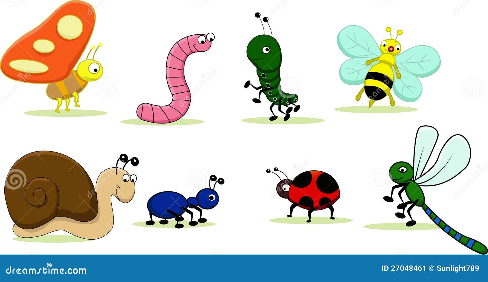 Illustration D'une Famille Des Insectes Illustration Stock ...