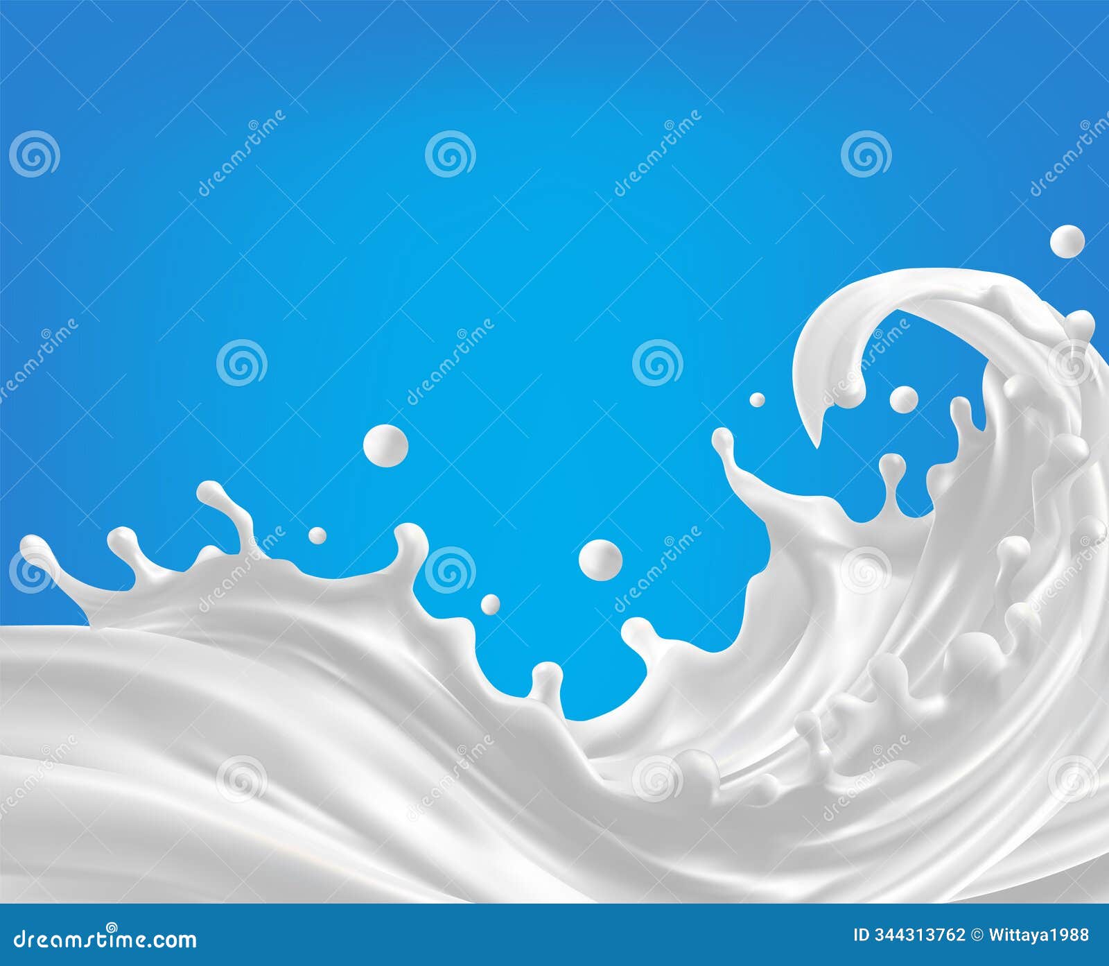 Milk Ripple, Milk Waves, White Milk Circle Waves Stock Photo ...