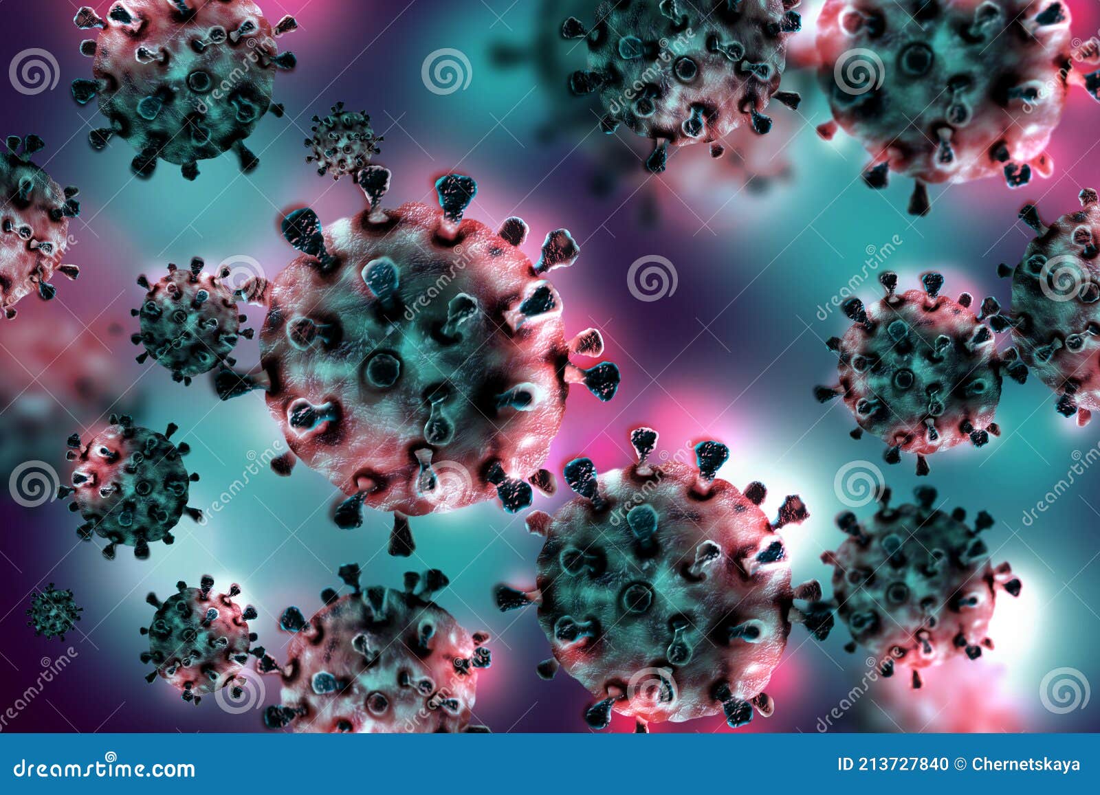 Illustration of Dangerous Virus. Global Pandemic Outbreak Stock ...