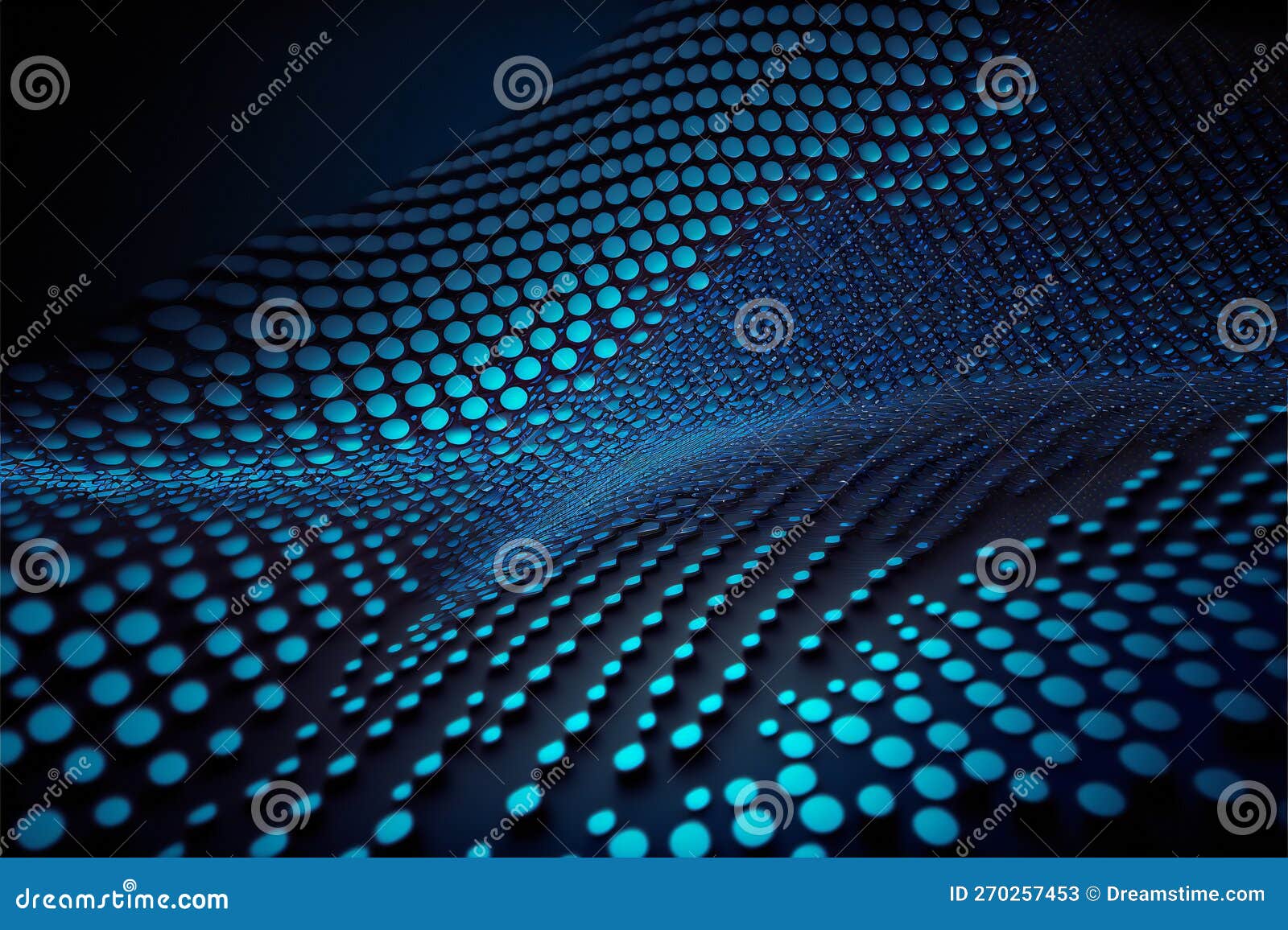 Dark Blue with Dots Pattern, Abstract, Backgrounds Stock Illustration ...