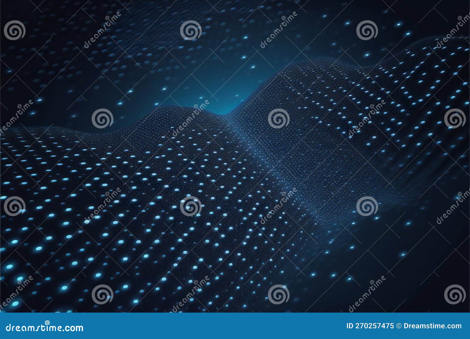 Dark Blue with Dots Pattern, Abstract, Backgrounds Stock Illustration ...