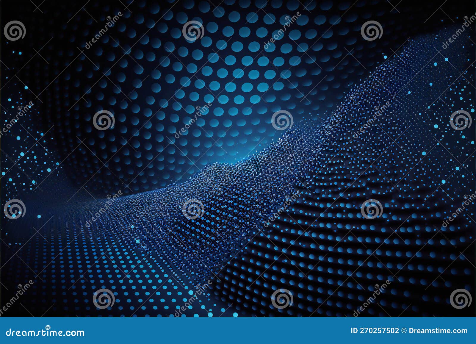 Dark Blue with Dots Pattern, Abstract, Backgrounds Stock Illustration ...