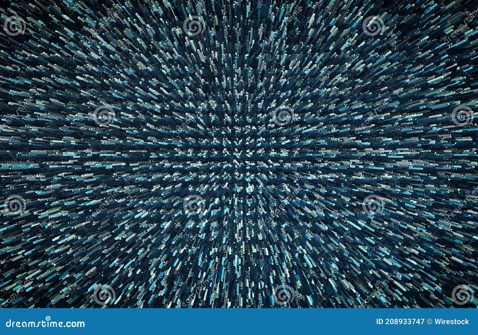 Illustration of Dark Blue Sharp and Edgy Patterns Stock Illustration ...