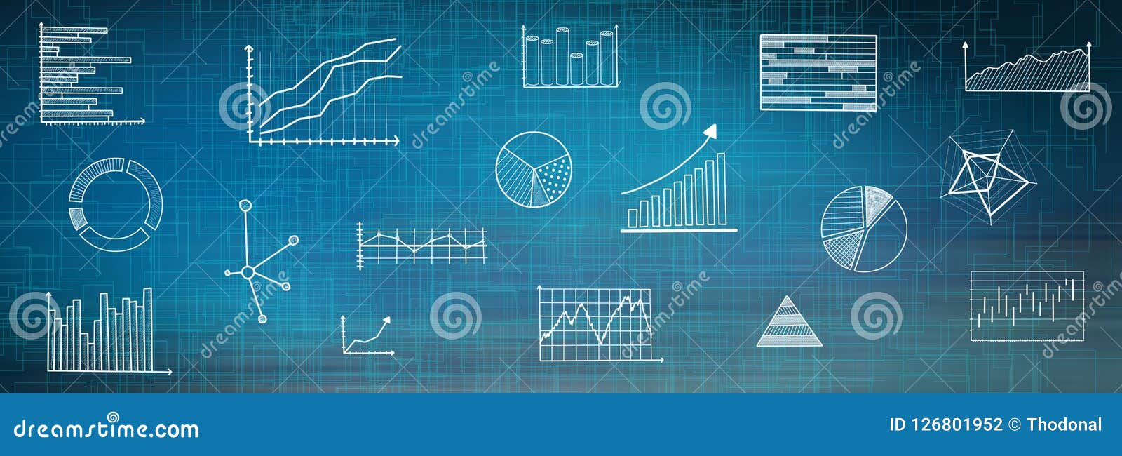 Concept of data analysis stock illustration. Illustration of diagram ...