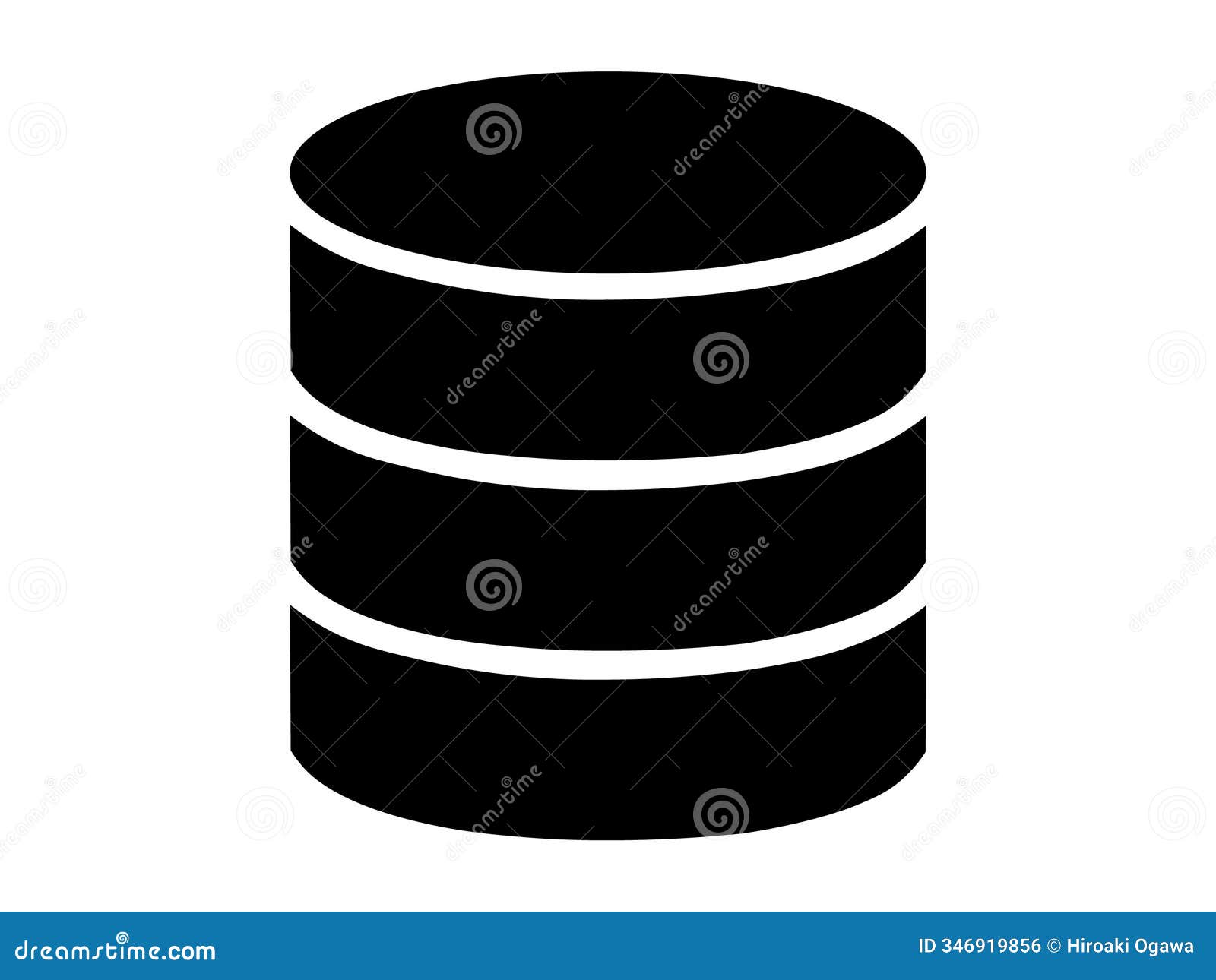 Silhouette Database And Table Formatting Icons Vector Illustration ...