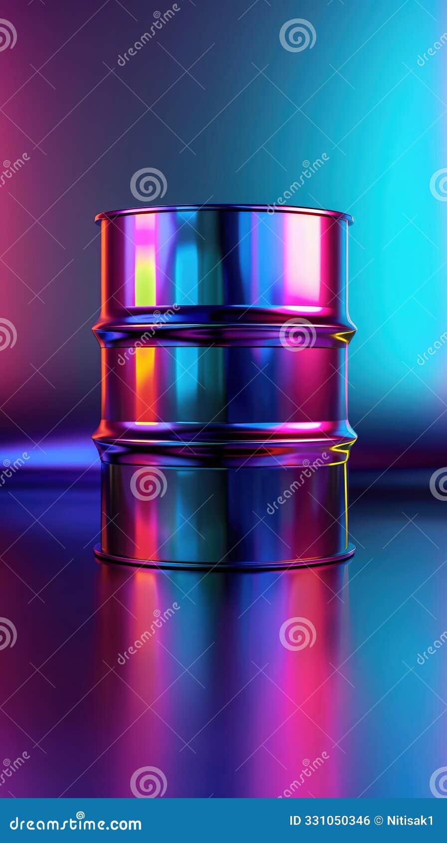 Illustration of a Database Management Icon in 3D with a Vibrant Color ...