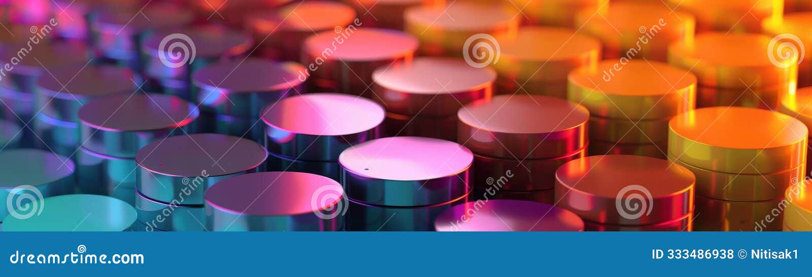 Illustration of a Database Management Icon in 3D with a Vibrant Color ...