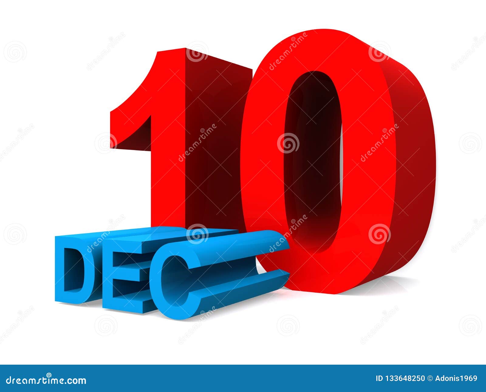 December 10 stock illustration. Illustration of numbers - 133648250