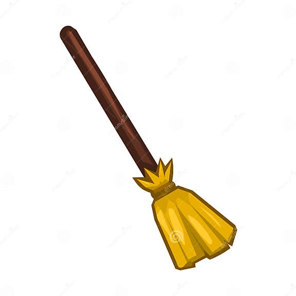 Illustration de balai illustration de vecteur. Illustration du bonne ...