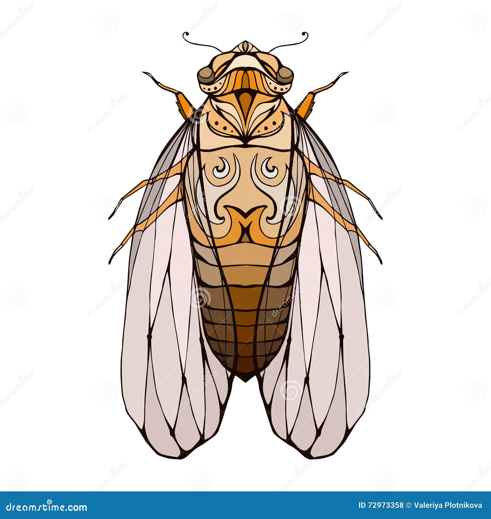 Cigale De Stock Illustrations, Vecteurs, & Clipart – (213 Stock ...