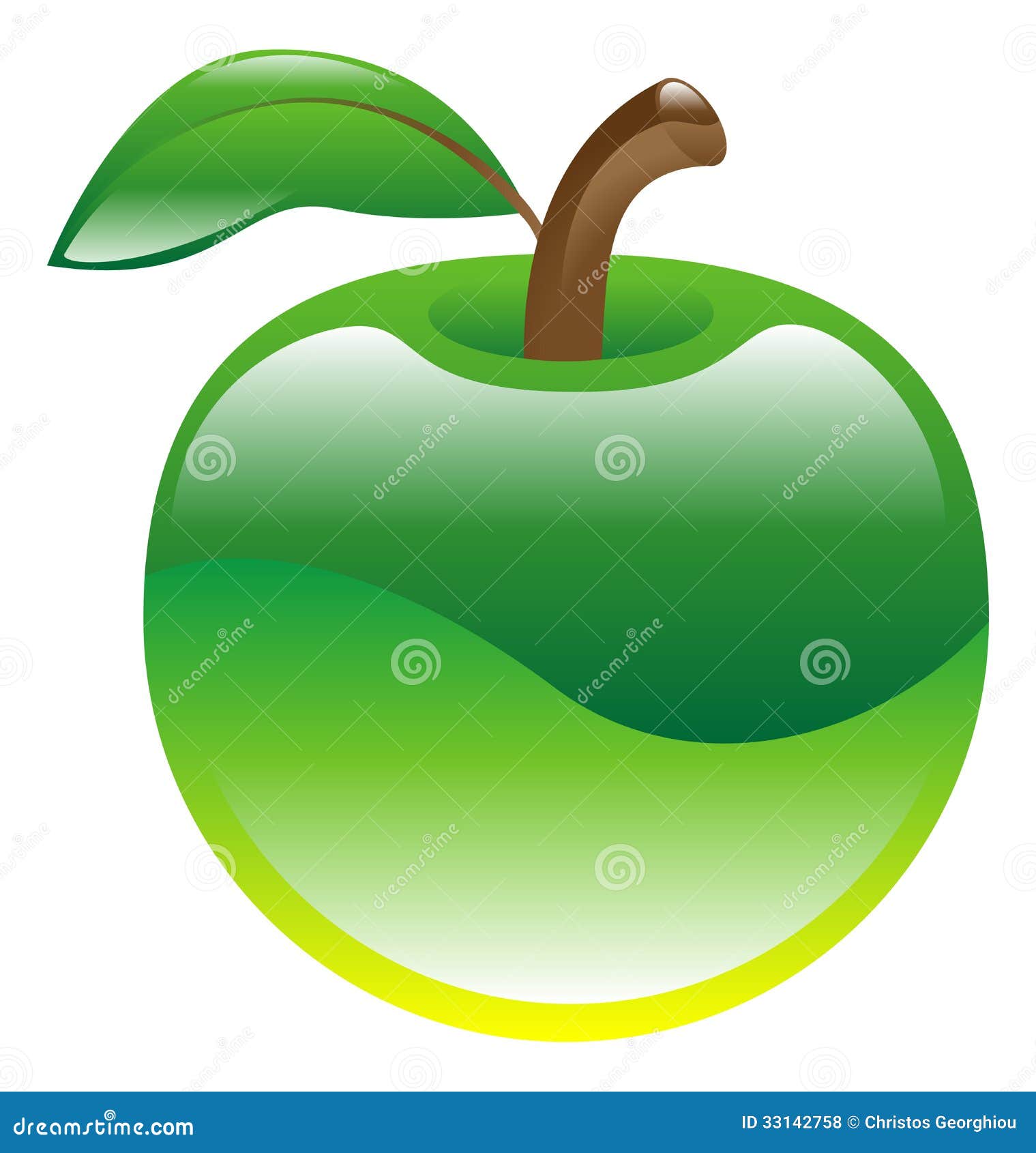 Illustration De Clipart D'icône De Fruit De Pomme Illustration de ...