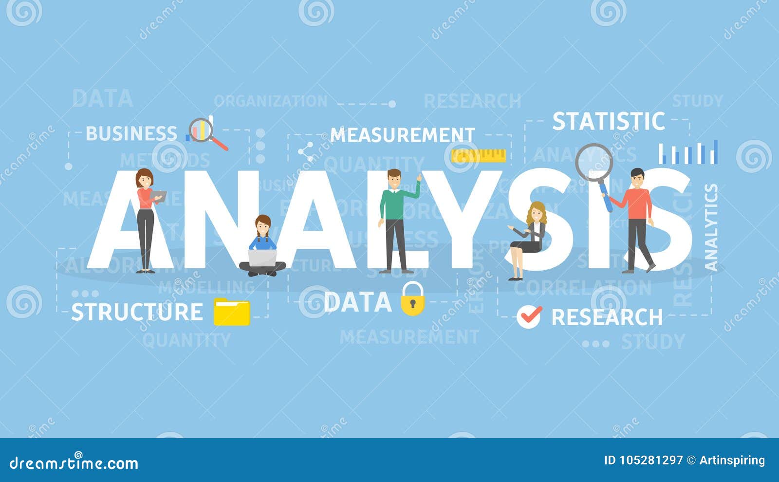 Illustration De Concept D'analyse Illustration de Vecteur ...