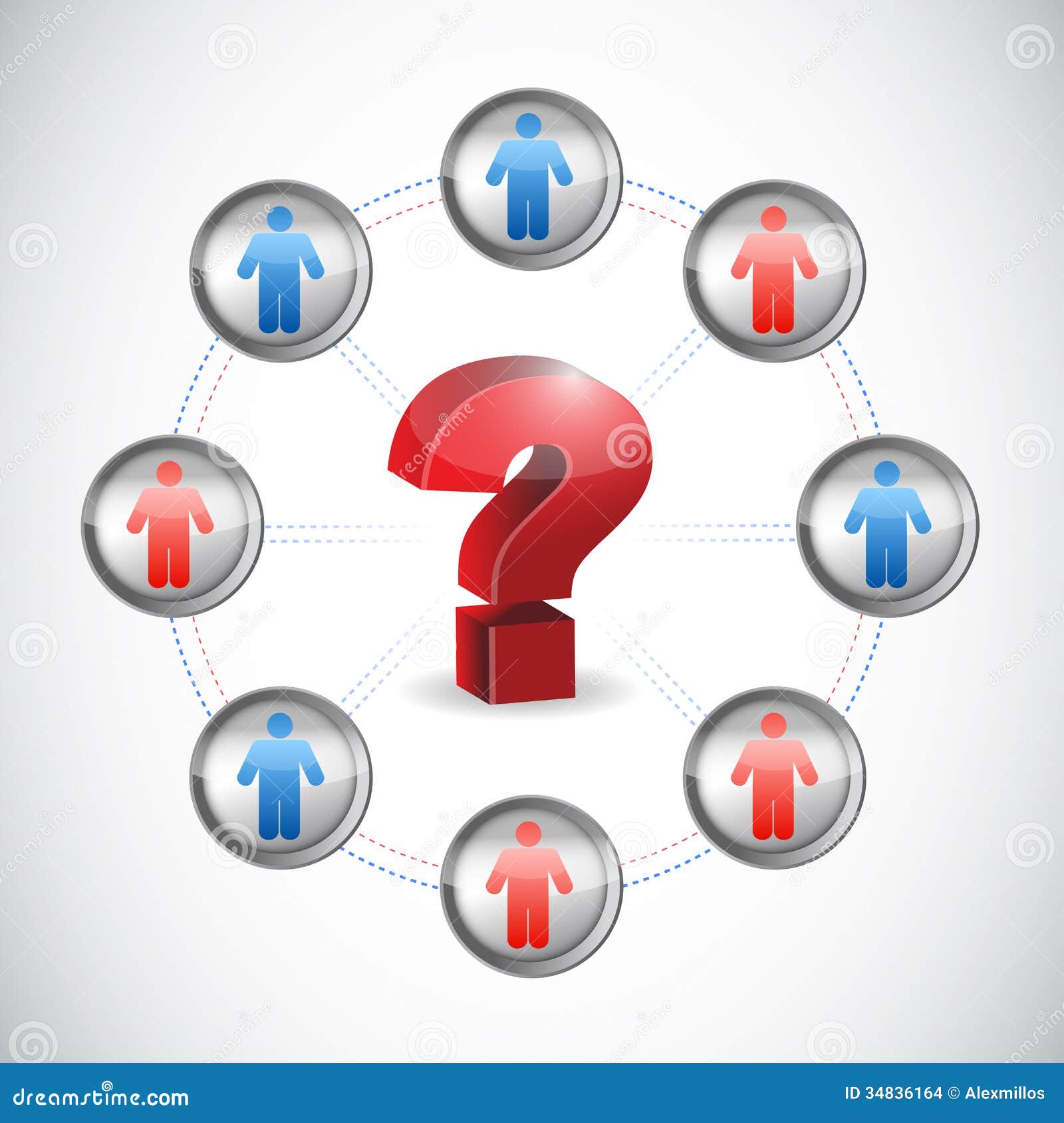 Illustration De Concept De Diagramme De Point D'interrogation De ...