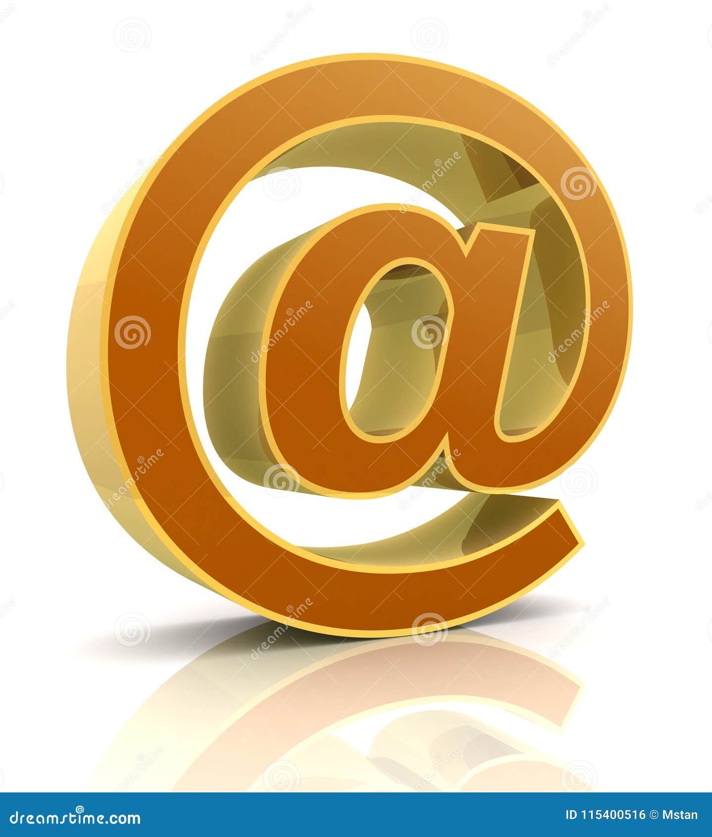 Illustration De Concept Du Signe 3d D'email Illustration Stock ...