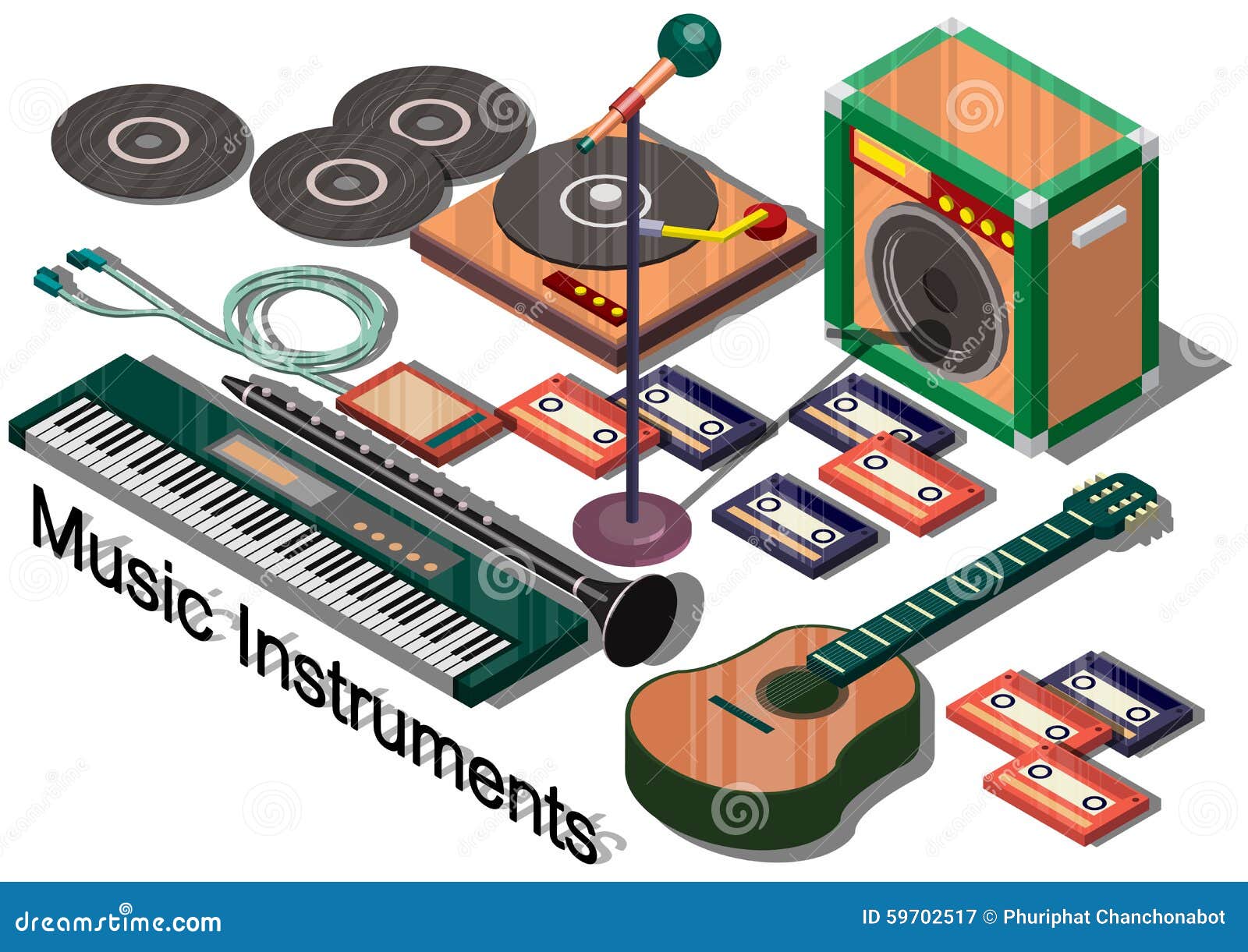 Illustration De Concept Graphique D'instruments De Musique D'infos ...