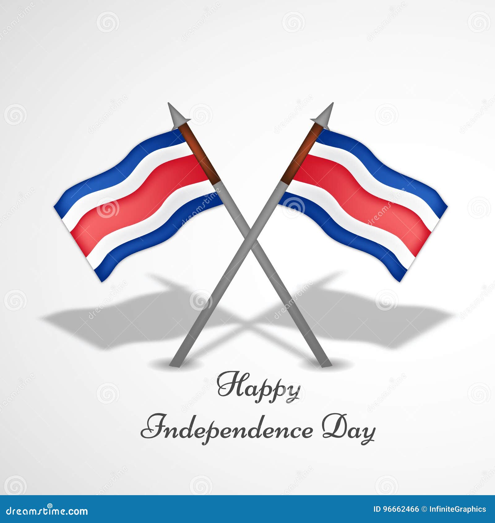 Illustration De Costa Rica Independence Day Background Illustration de ...