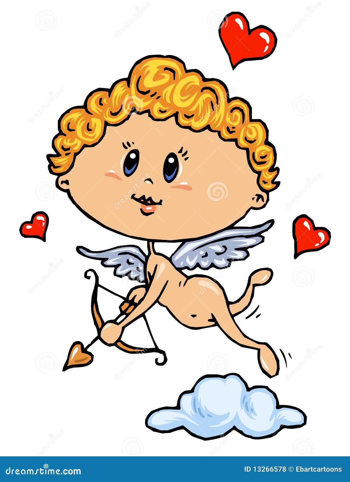Illustration De Couleur De Cupidon Illustration Stock - Illustration du ...