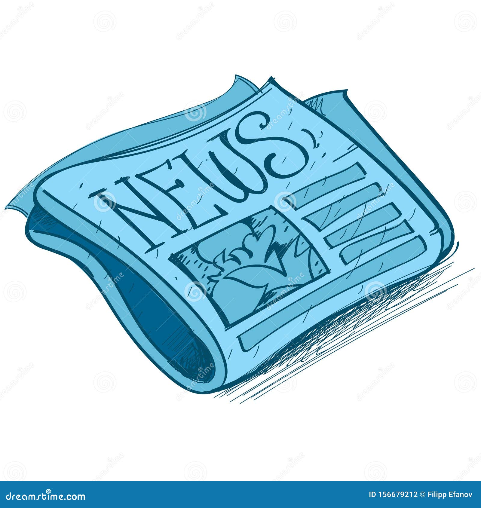 Illustration De Couleur De Journal Dans Le Style Du Dessin De Main ...