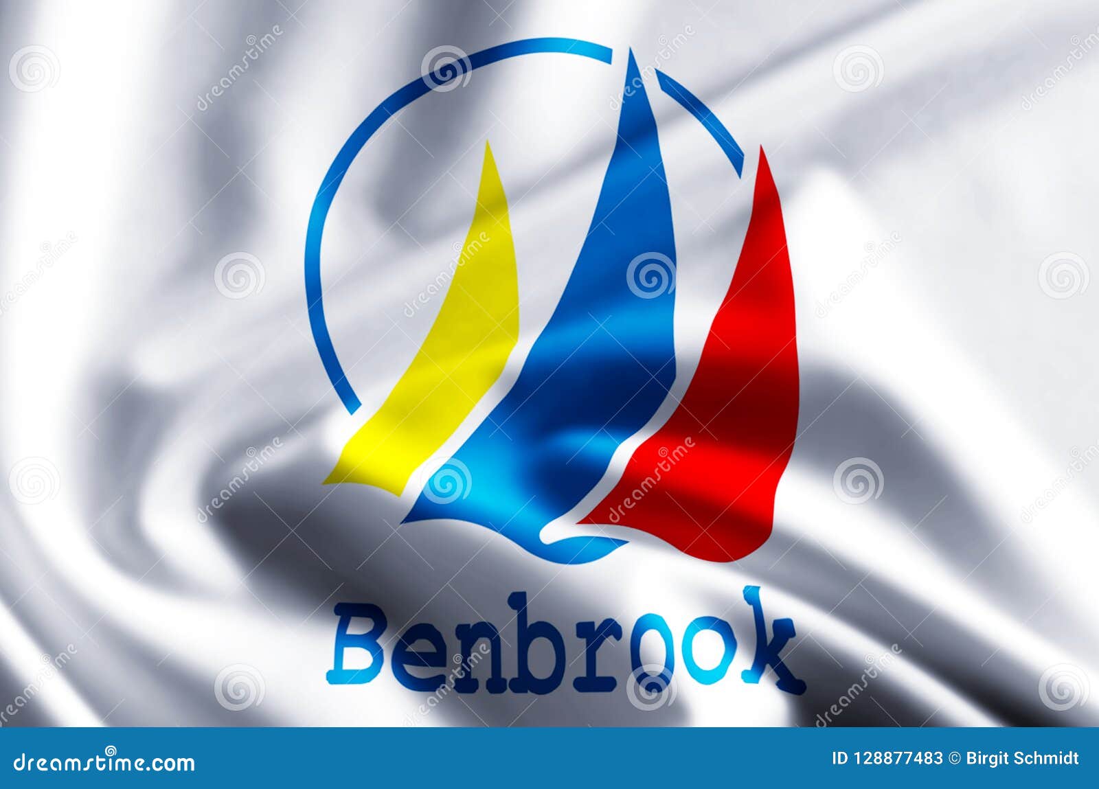 Illustration De Drapeau De Benbrook Illustration Stock - Illustration ...