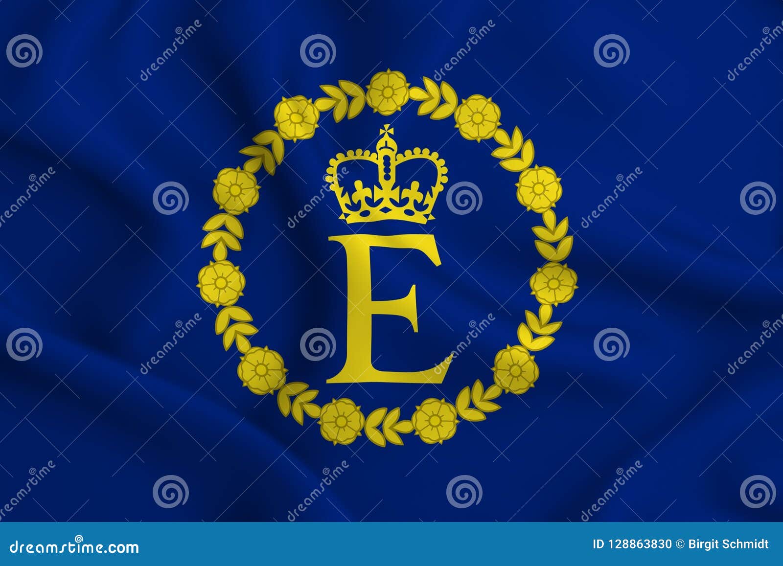 Illustration De Drapeau D'Eiir Illustration Stock - Illustration du ...