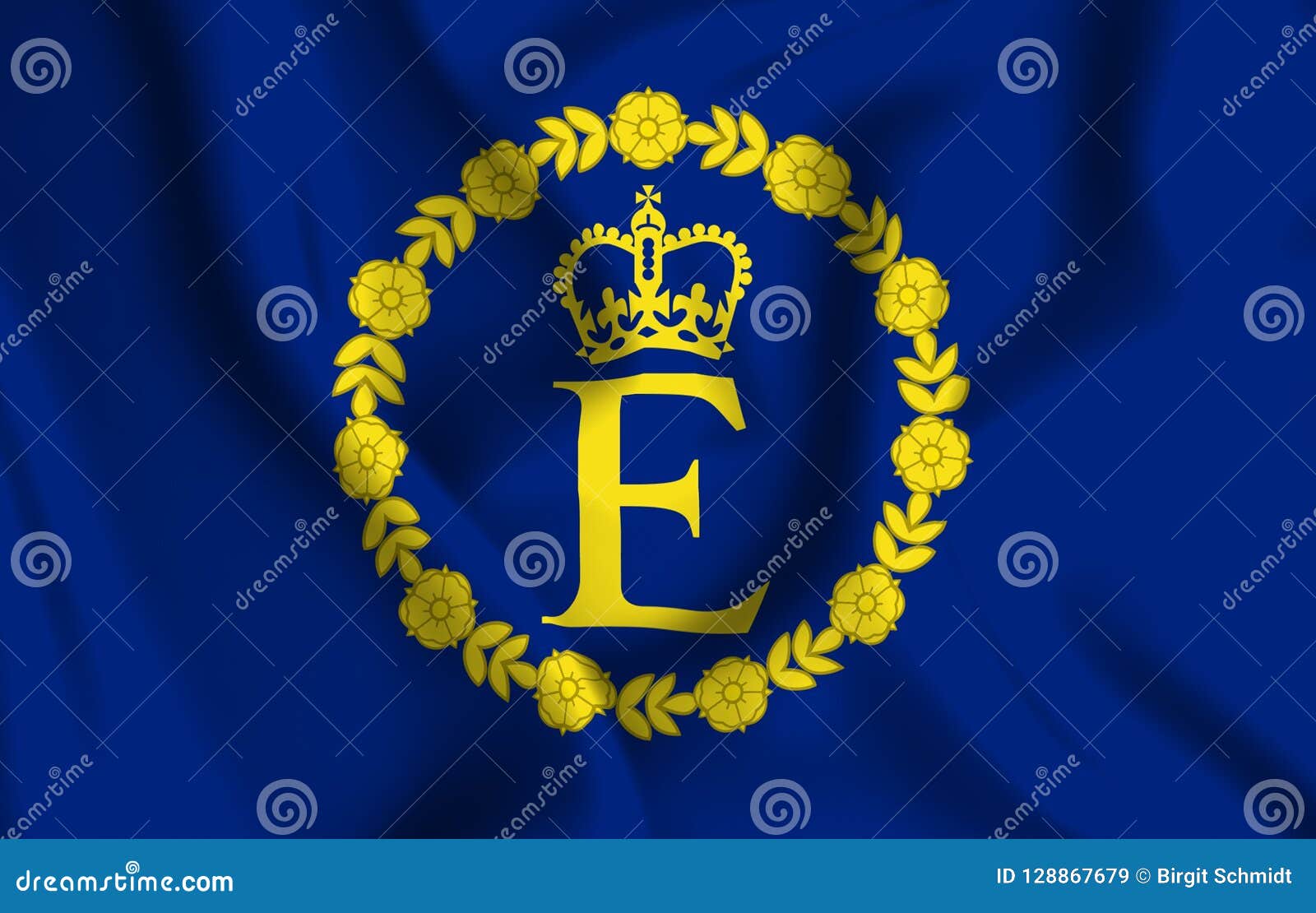 Illustration De Drapeau D'Eiir Illustration Stock - Illustration du ...