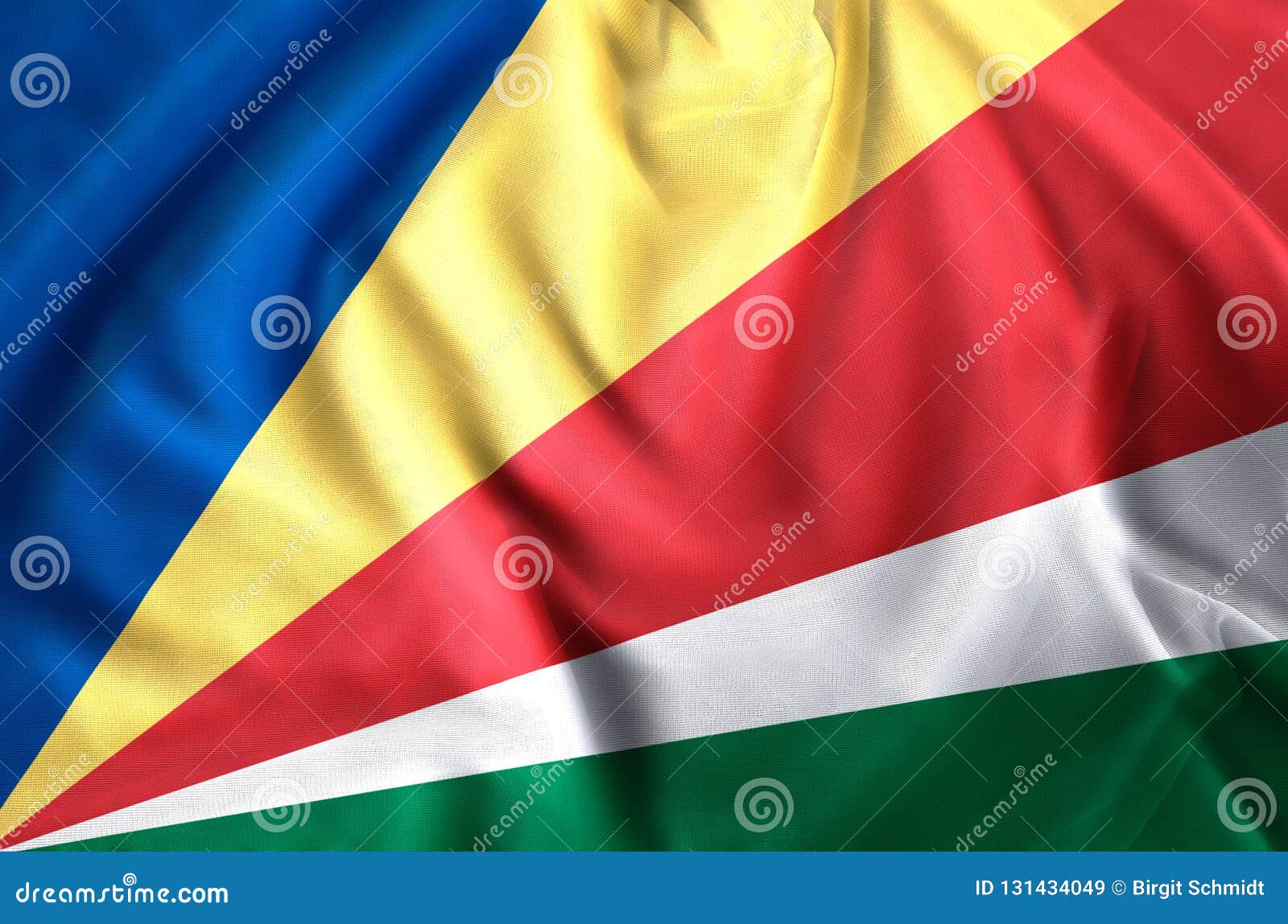 Illustration De Drapeau Des Seychelles Illustration Stock ...