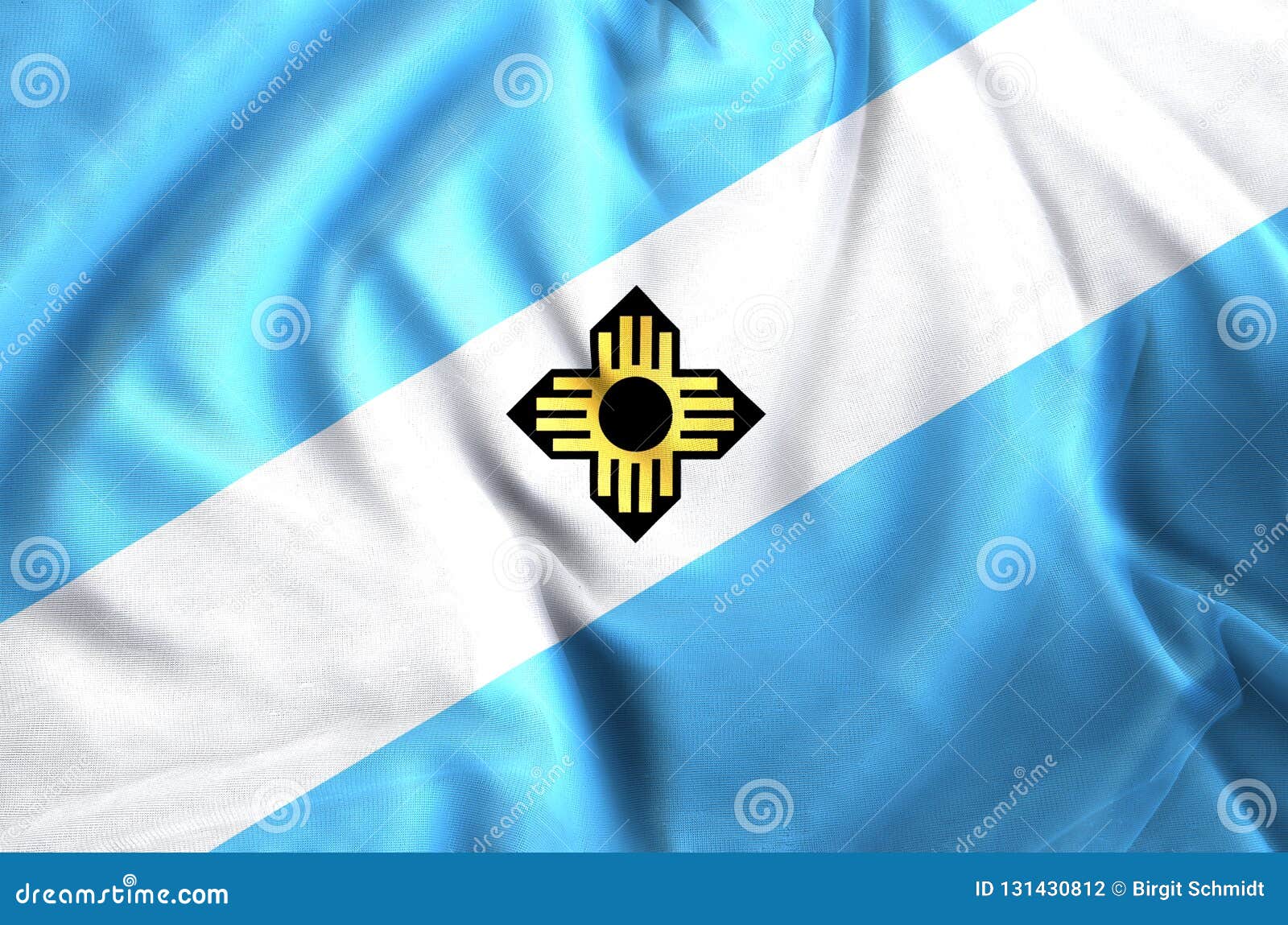 Illustration De Drapeau De Madison Le Wisconsin Illustration Stock ...